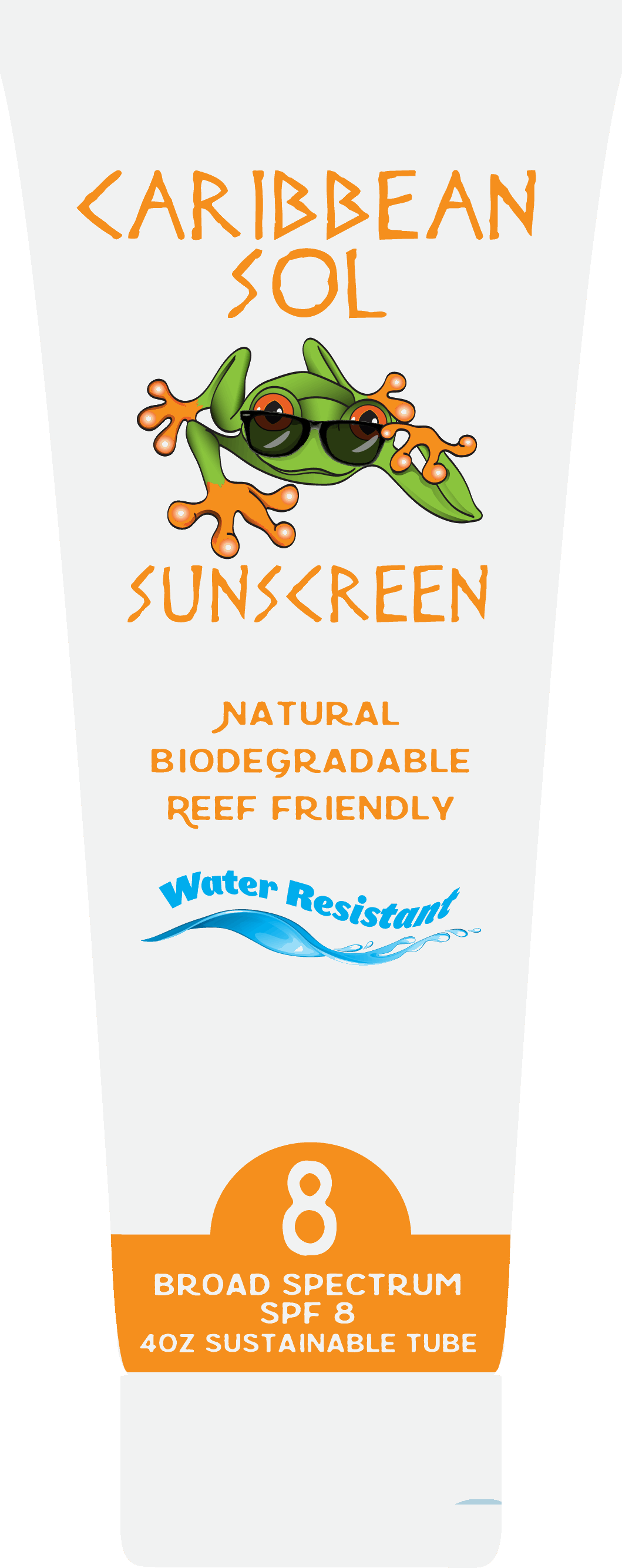 SPF 8 - 4oz Frog Logo | Caribbean Sol International, LLC