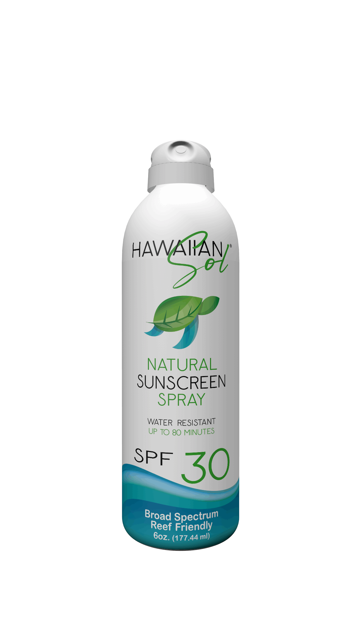 Hawaiian Sol Natural Sunscreen Spray SPF 30 6oz | Caribbean Sol ...
